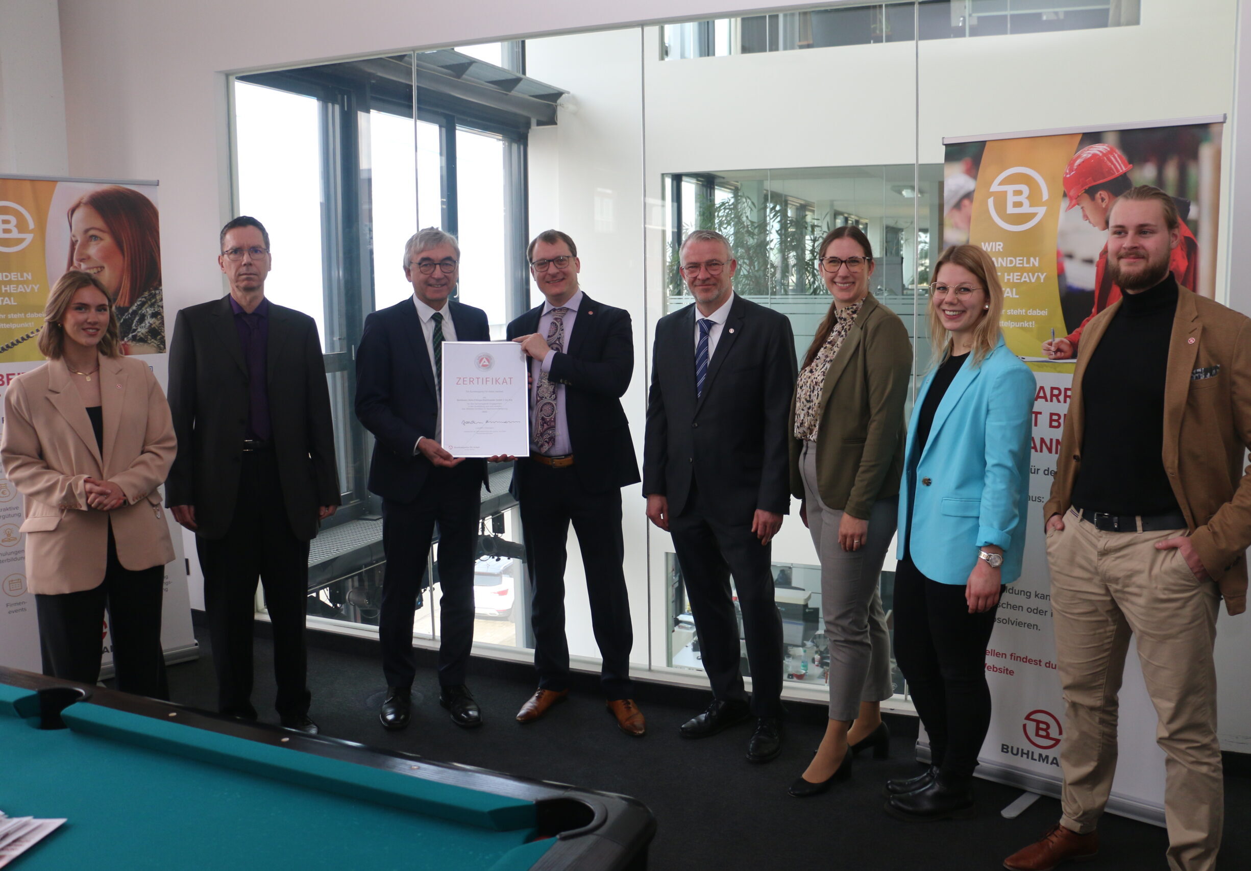 BUHLMANN GROUP | BUHLMANN receives "Certificate for Training 2023 ...